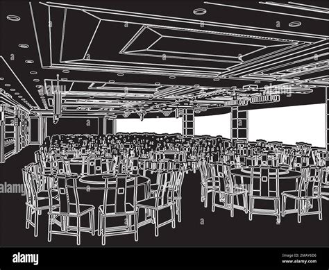 Modern Restaurant Vector Stock Vector Image And Art Alamy