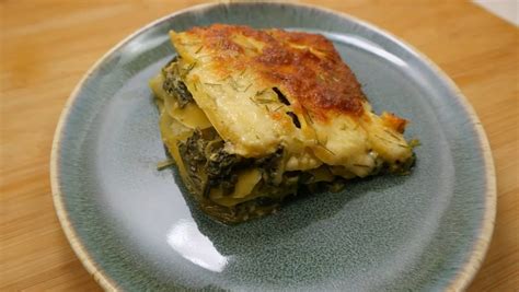 Sweet Potato And Spinach Bake Recipe