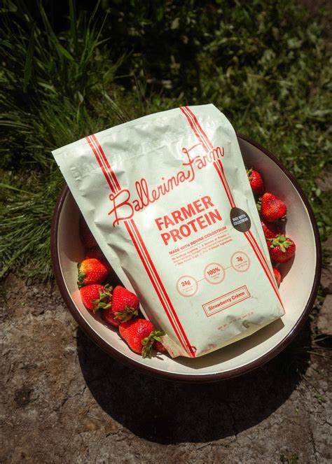 Farmer Protein Powder 24g Of Protein Ballerina Farm