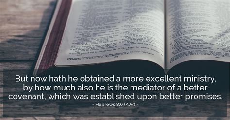 Hebrews 86 Kjv — Todays Verse For Friday August 6 1948