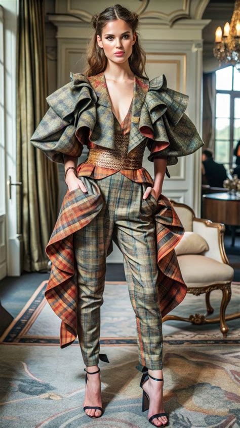 Make Your Mark Dress To Impress In Timeless Plaid Elegance 💫 Plaid