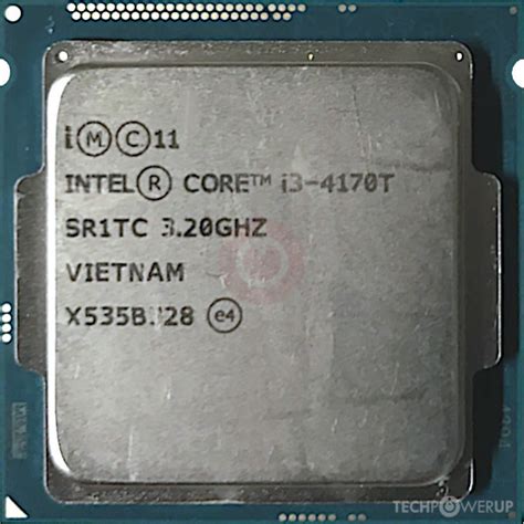 Intel Core I3 4170t Specs Techpowerup Cpu Database