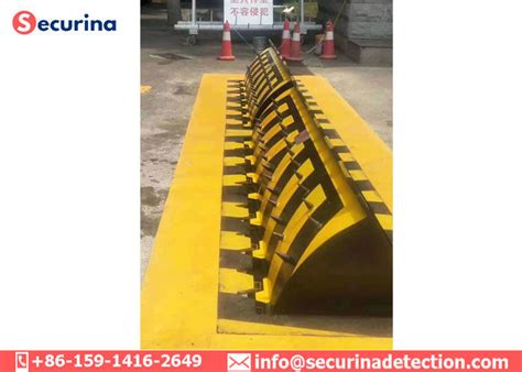 Traffic Barrier Security Automatic Road Blocker Barricade Machine With