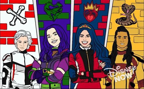 I Colored Carlos De Vil Mal Evie And Jay In Descendants 3 From The