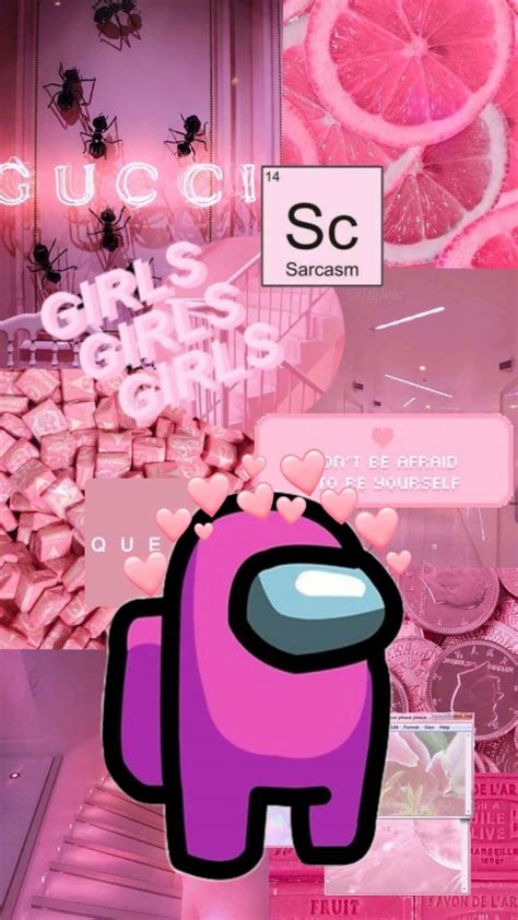 100 Cute Among Us Backgrounds