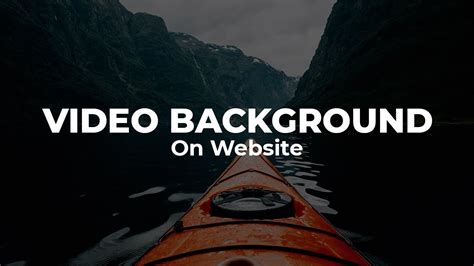 cara membuat background video di html css youtube