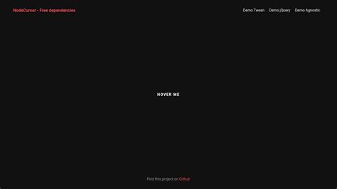 nodecursor free dependencies version