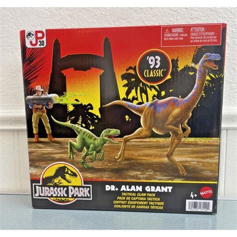 Mattel Toys Jurassic Park Dr Alan Grant Tactical Claw Pack Jp3 93