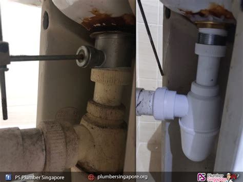 Install Bottom Trap In Sembawang Ps Plumber Singapore