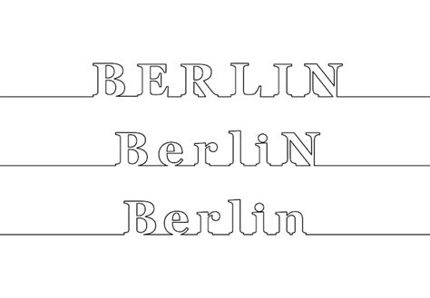 Premium Vector Berlin The Name Of The Capital Of Germany Contour Line