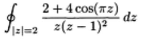 solved use the residue theorem to evaluate the following