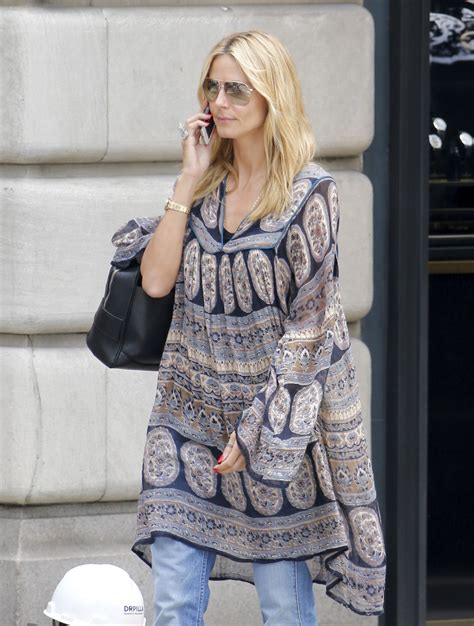 Heidi Klum Out Shopping On Madison Avenue In New York 06292015