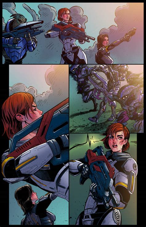 Mass Effect Comic Page 2 By Tylercairnsart On Deviantart