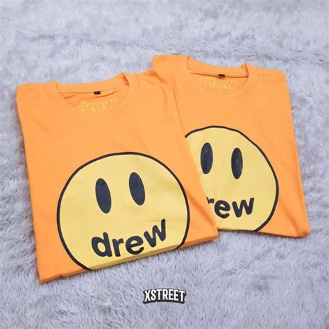 Jual Tshirt Drew Smiley Face Shopee Indonesia
