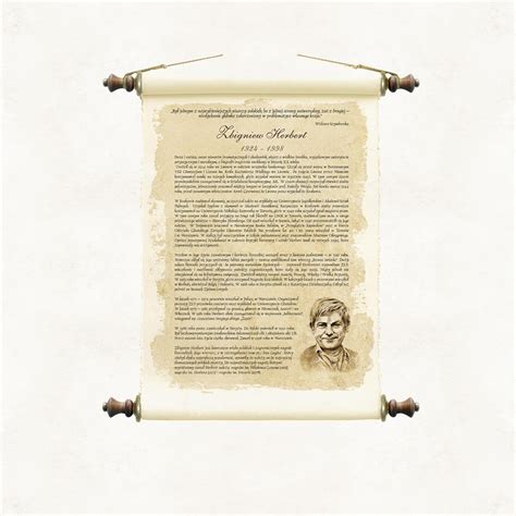 Życiorys Zbigniew Herbert Pergamena