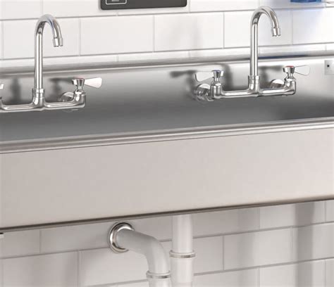 Regency 48 X 17 1 2 Hand Sink For 2 8 Center Faucets