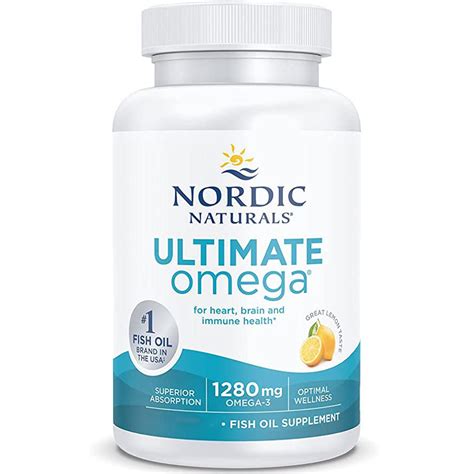 Nordic Naturals Ultimate Omega 3 1280 Mg 60 Softgels Terra Elements