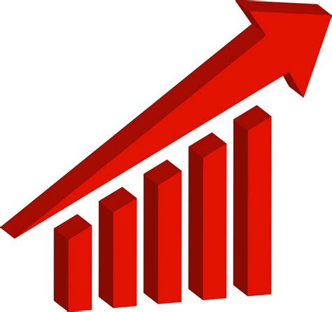 Premium Vector Beautiful 3d Growth Chart Design