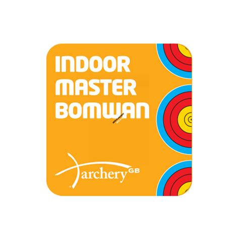 Archery Gb Indoor Classification Badge Master Bowman Merlin Archery