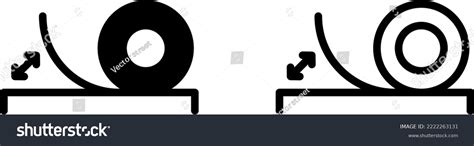 Adhesion Icon Vector Illustration Stock Vector Royalty Free