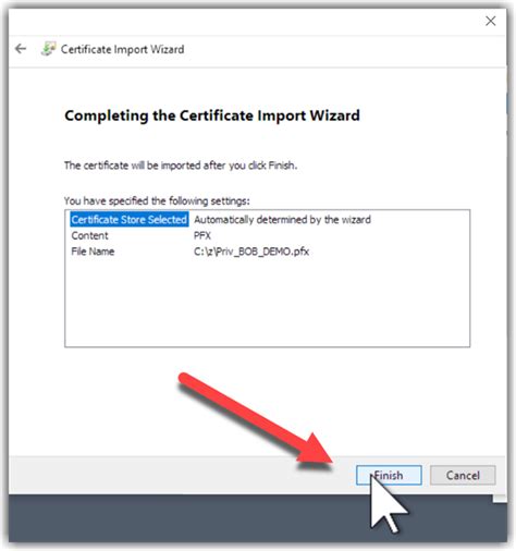 Install Certificate