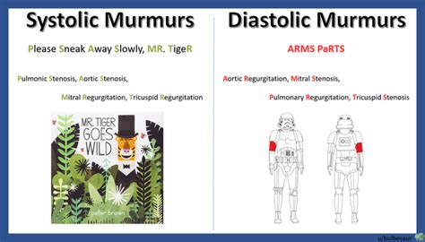 Systolic And Diastolic Murmurs Mnemonics Rstep1