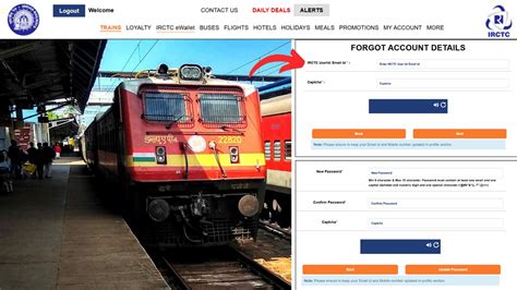 How To Reset Irctc Account Password Online In 3 Steps
