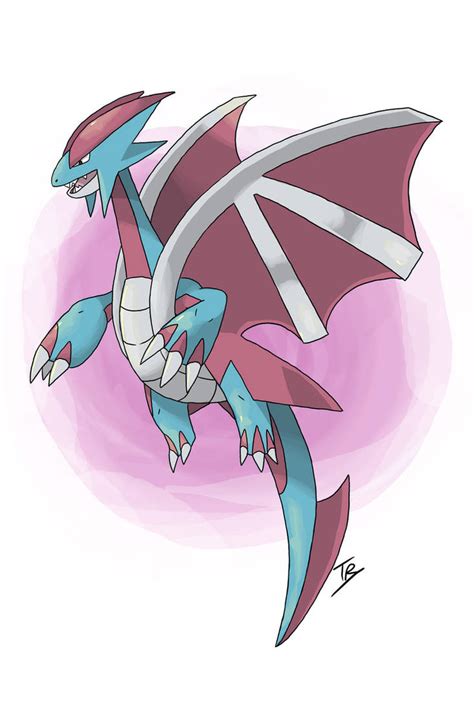 Mega Salamence Fan Made By Tigerarainbowra On Deviantart