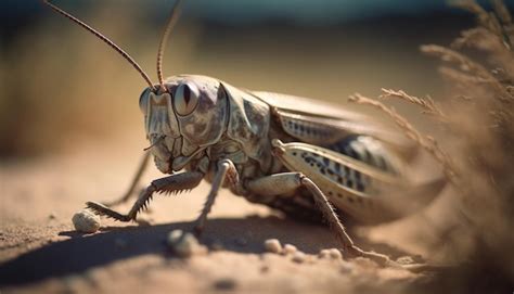 Premium Ai Image Small Ant On Leaf Focus On Foreground Generated By Ai