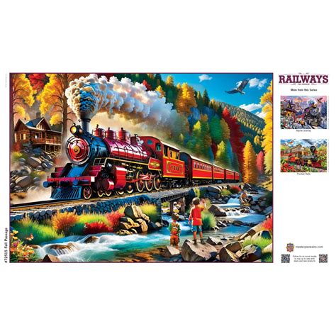 Railways Fall Passage 1000 Piece Jigsaw Puzzle Masterpieces Puzzle