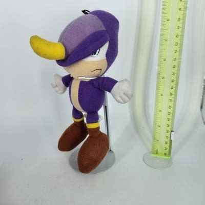 Sonic The Fighters Plush 1995 Sega K O Espio The Chameleon Rare Ebay