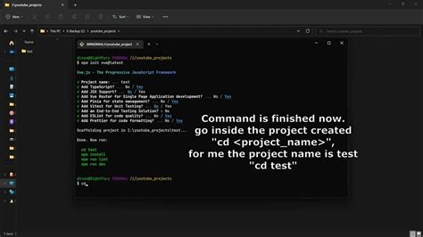 Creating A New Vuejs 3 Project Youtube