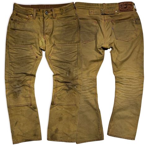134 18oz Duck Canvas 5 Pocket Model Lite Ochre Cfdco