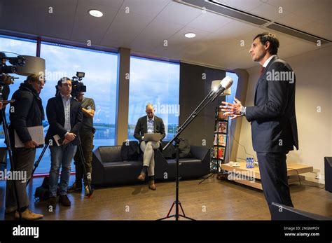 Schiphol East Minister Wopke Hoekstra Of Foreign Affairs Gives An