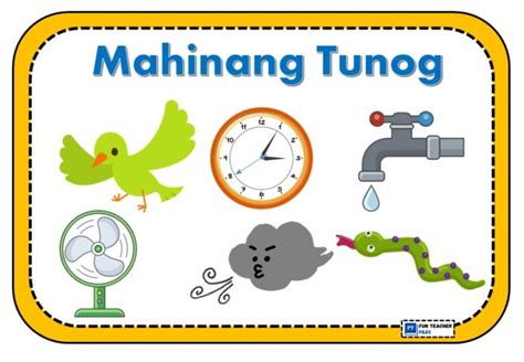 Malakas At Mahinang Tunog Fun Teacher Files