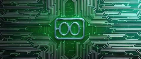 quantum encryption key representing data privacy in a digital circuit