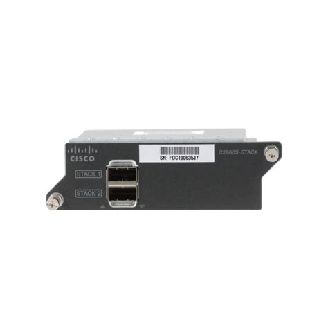 C2960x Stack Cisco Catalyst 2960 X Flexstack