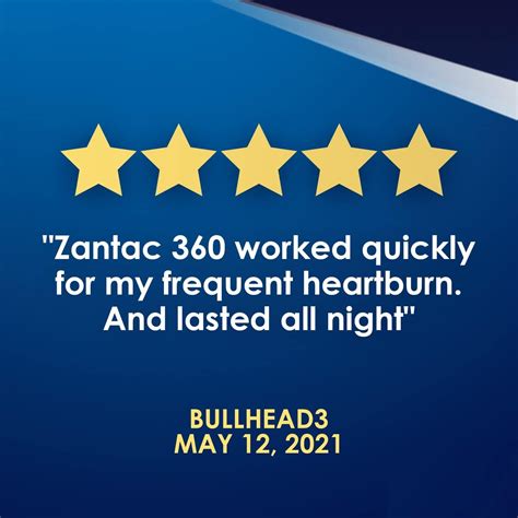 Zantac 360 Original Strength Tablets 30 Count Heartburn Prevention