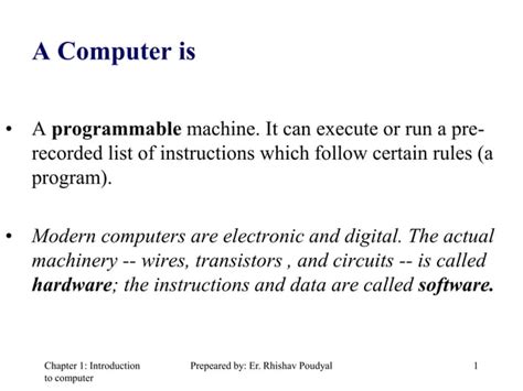 Chapter C Programming Block Diagram Of Computer PPTX Operating Systems Computer