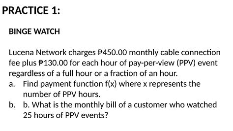 Solving Real Life Problems Involving Functionspptx