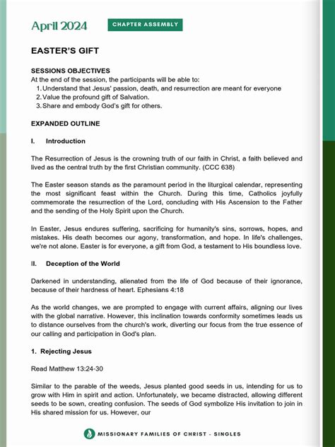 Ca April 2024 Easters T Pdf Resurrection Of Jesus Jesus