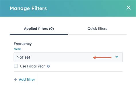 use dashboard filters