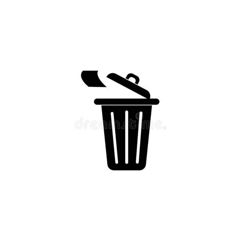 Trash Icon Logo Vector Stock Illustration Illustration Of Classic 260223284