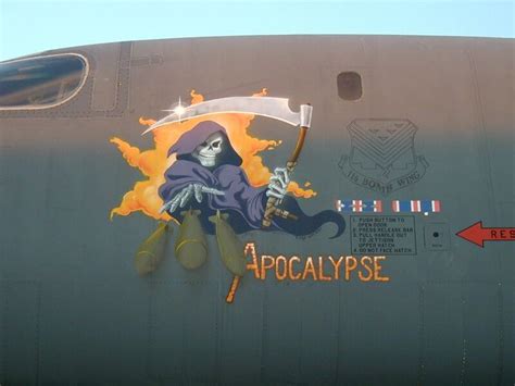 B 1b Bone Apocalypse Nose Art Airplane Art Aircraft Art