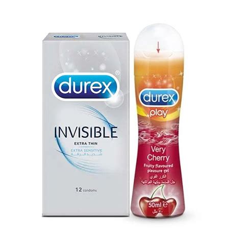 Ordernow Durex Invisible Condoms Pack Of 12s With Durex Very Cherry