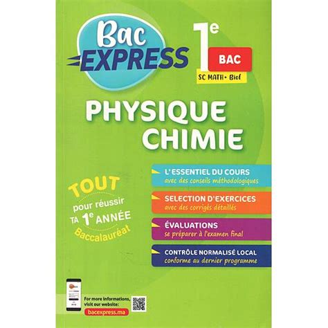 Bac Express 1bac Sc Math Physique Chimie Almouggar Com