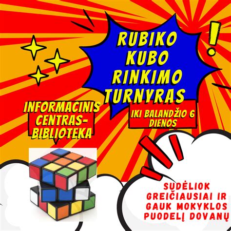 Rubiko Kubo Rinkimo Turnyras Kaišiadorių Vaclovo Giržado Progimnazija