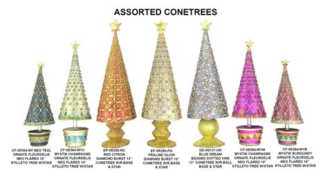 10and 13 Assorted Cone Trees 2025 Collection