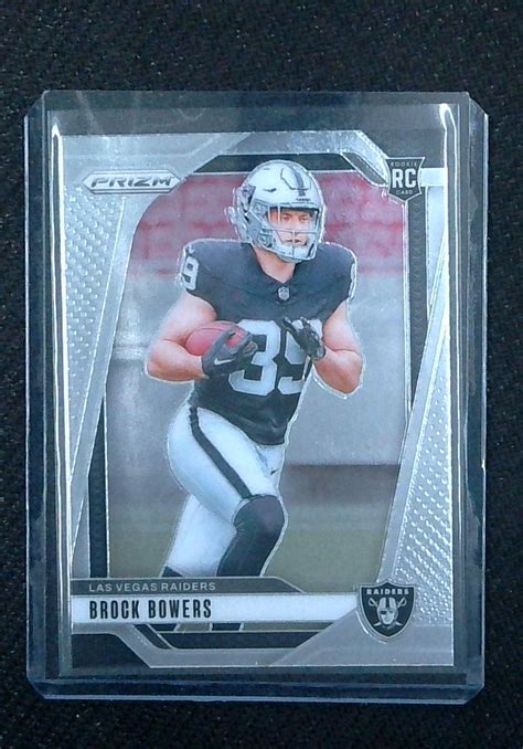 2024 Panini Prizm Brock Bowers Rookie Las Vegas Raiders 315 Great