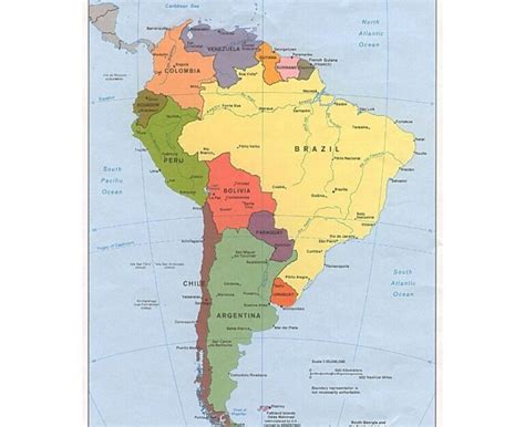 Países De Sudamérica Y Sus Capitales Conoce La Geografía De La Región